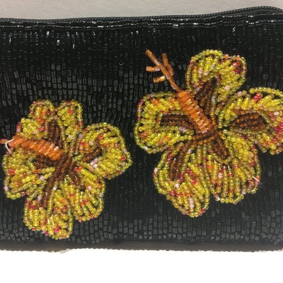 Bags | Two Beaded Coin Purses With Wrist Strap | Poshmark